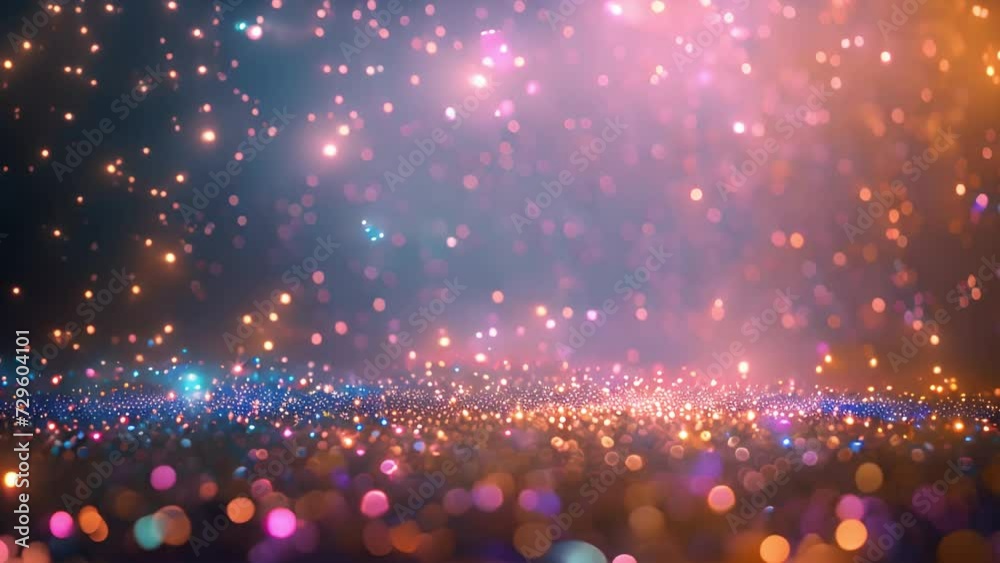 Vidéo Stock Star sparkles rainbow effect. Shiny glitter Star-shaped. 4k ...