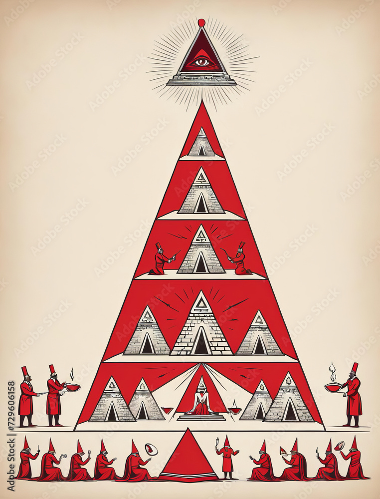 Illuminati Symbolism - Minimalist illustration of Masonic apron ...