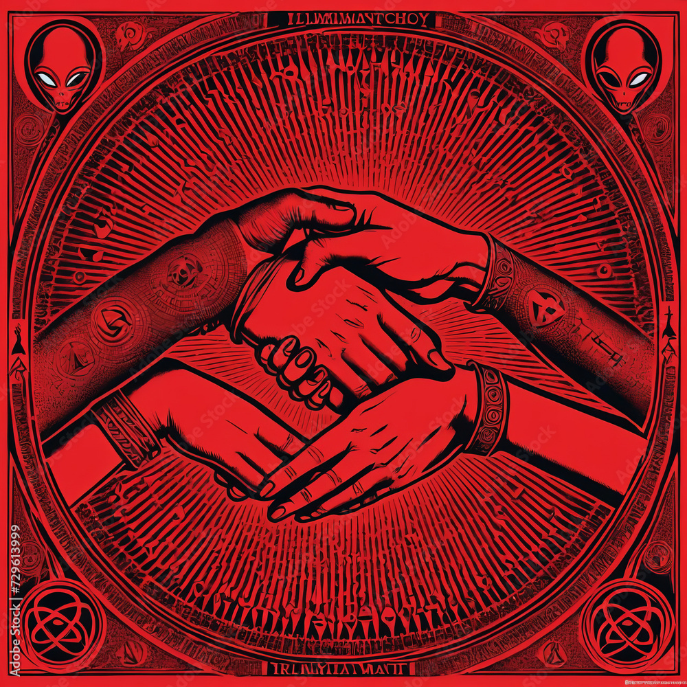 Illuminati Secrets: Over-the-top scene with secret handshake ...