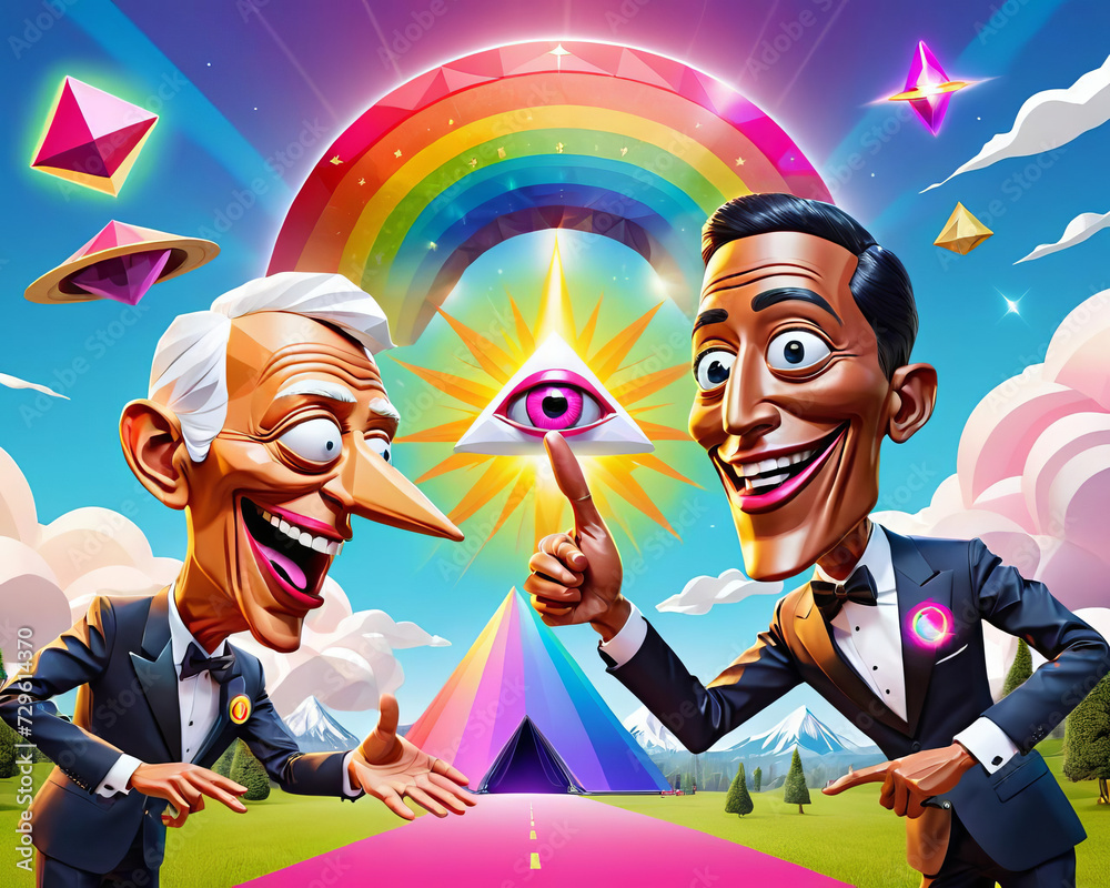 Luminous Illuminati Extravaganza - Secret Handshake, Mysterious Symbols ...