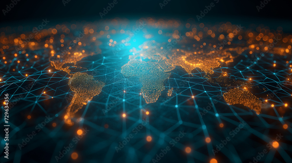 Global Connection Map: Interactive global business network ...