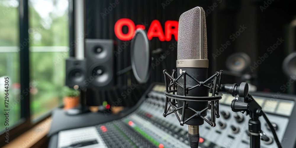 Capturing Sound: Professional Studio Microphone Set for Recording ...
