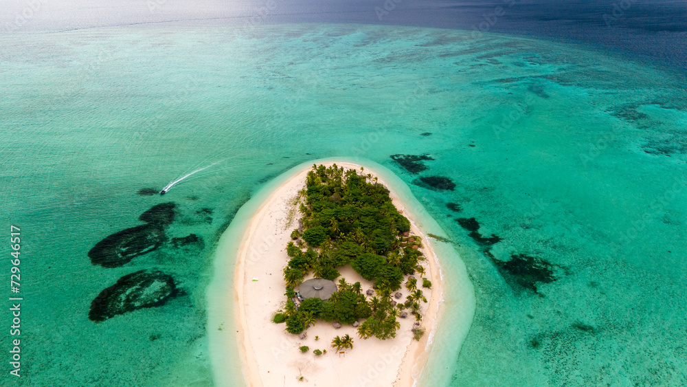 Tivua private island in Fiji Stock Photo | Adobe Stock