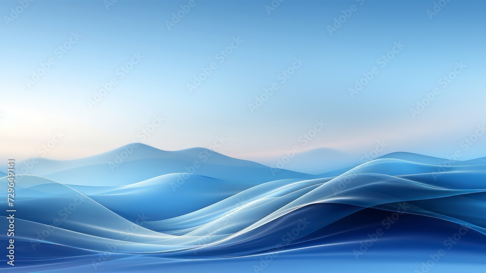 abstract desktop wallpaper blue wavy background Stock Photo | Adobe Stock