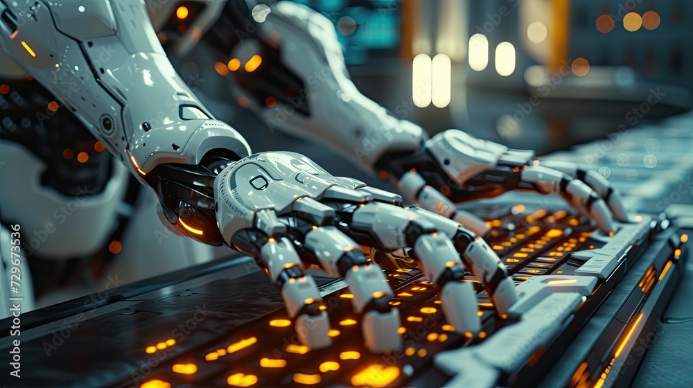 Advanced AI and human-machine interface technology: a robotic hand and ...