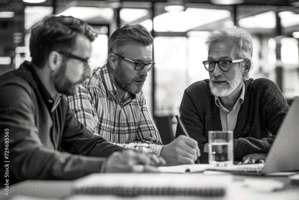 Corporate Business Photography of An Annual Performance Review Meeting ...
