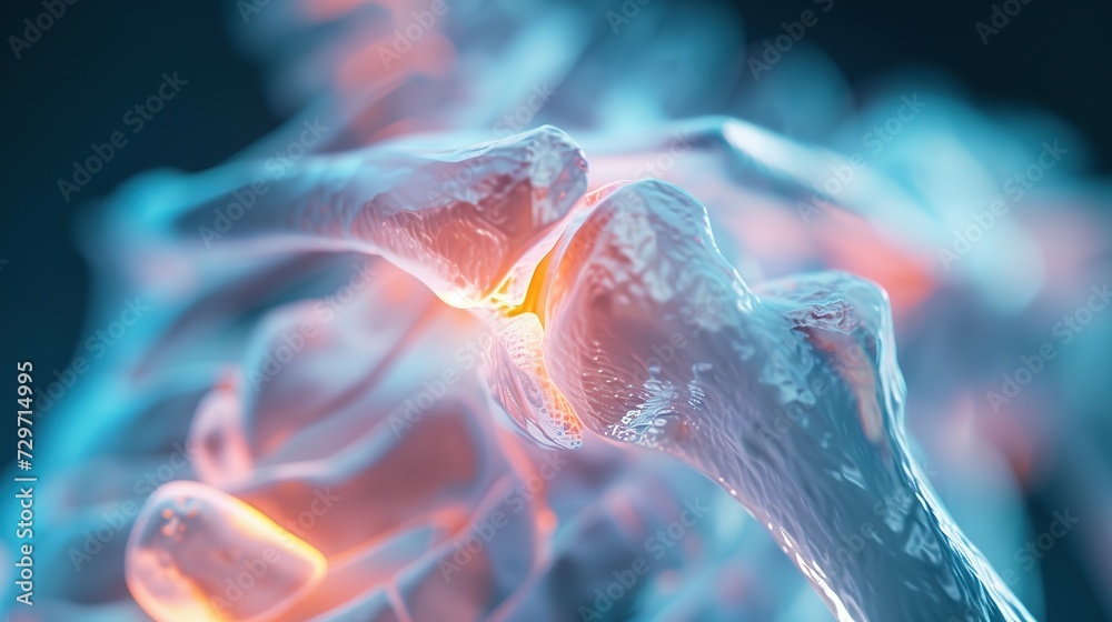 Painful shoulder joints. Frozen shoulder, impingement. 3d illustration ...