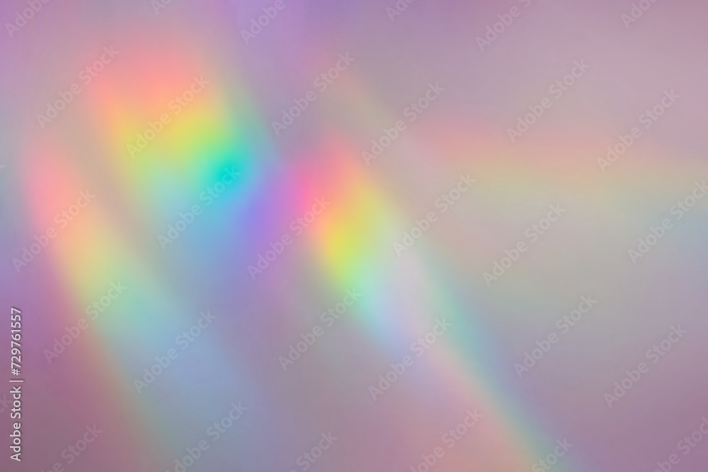 Abstract blurred rainbow background, light refraction Stock ...