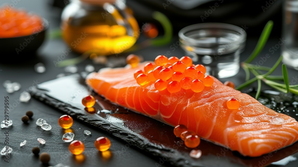 Food rich in astaxanthin with structural chemical formula of ...