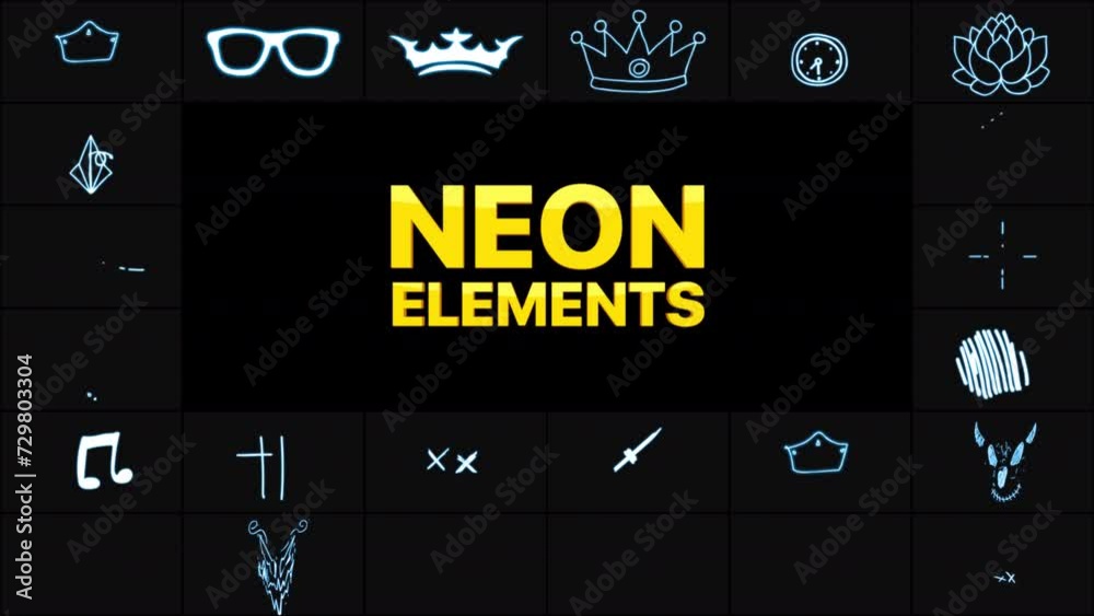 Illuminate your projects with Neon Elements, a motion graphics pack ...