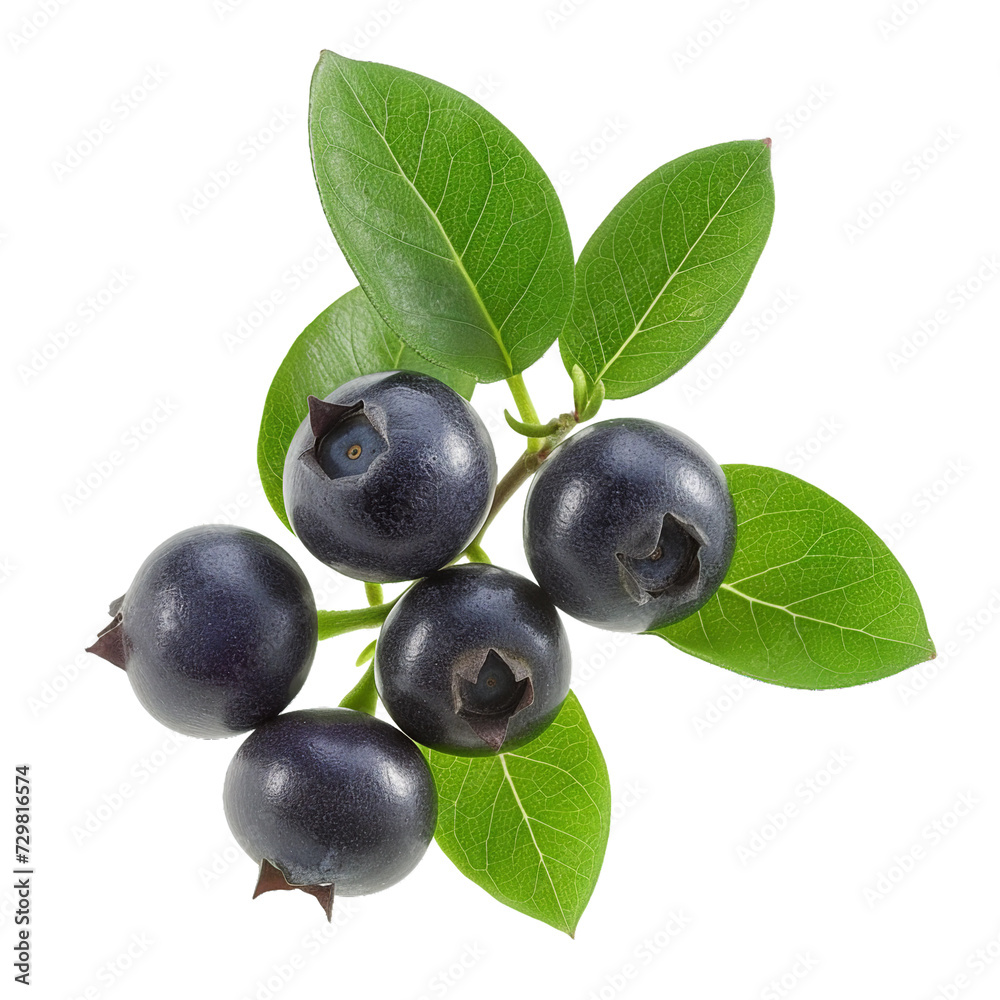 Evergreen Huckleberry, transparent background, isolated image ...