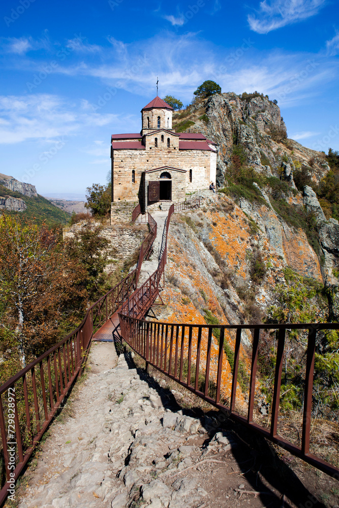 Shaonin temple on the southeastern spur of Mount Shoana. View from the ...