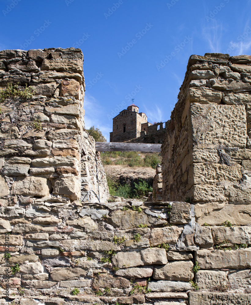 Shaonin temple on the southeastern spur of Mount Shoana. View from the ...