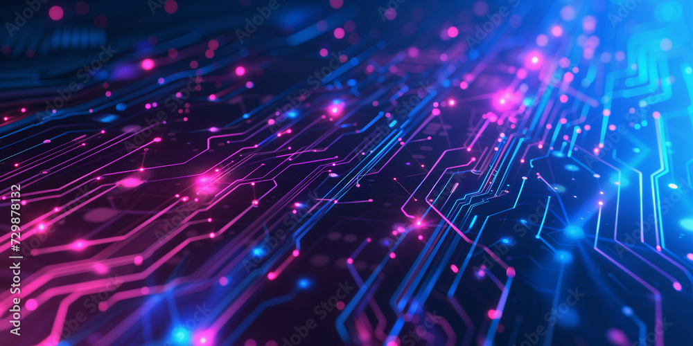 Foto de Cyber Texture Background, technology, circuiti elettrici. do ...