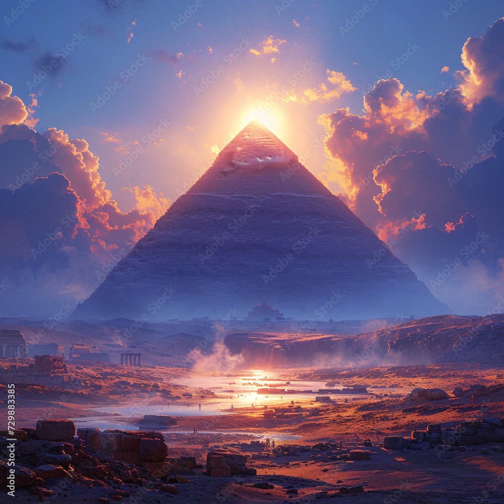 Sunrise at the Pyramids A Spectacular Sight for the Solstice Generative ...