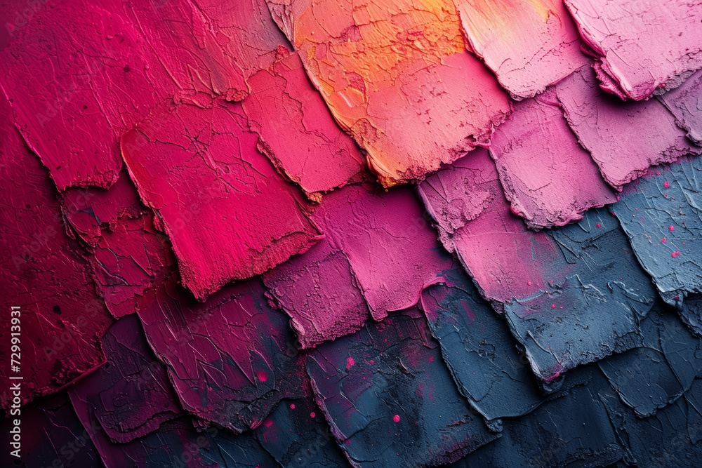 Layers of rich and intense colors intertwine, forming a maximalist ...