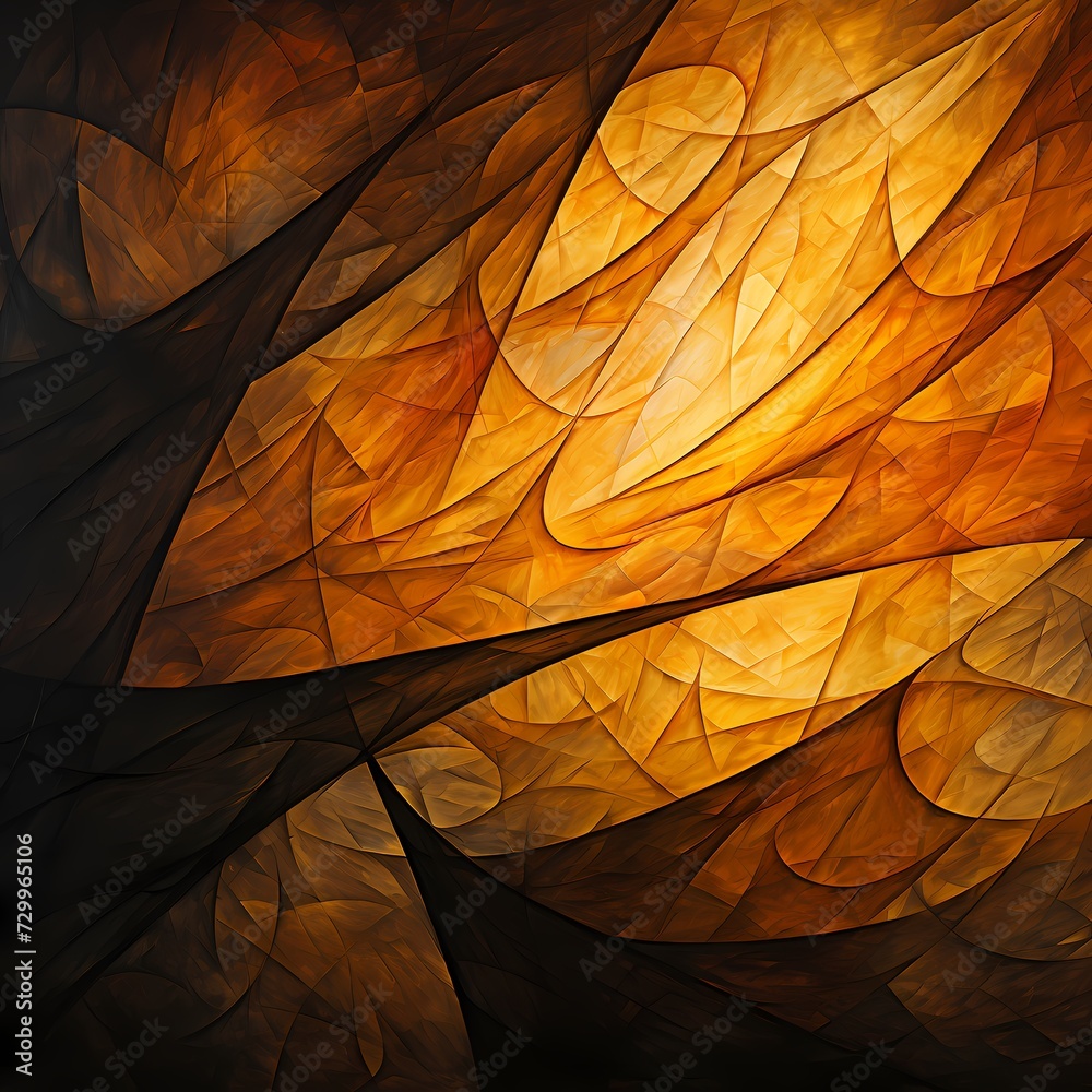 line interlace of oil painting style art work for wall art and ...