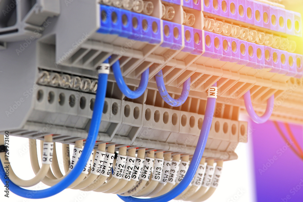 Electrical pass-through terminals for connecting copper mounting wires ...
