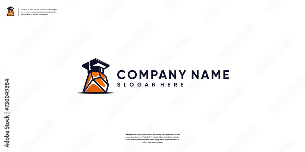 Abstract Toga hat icons logo design Stock Vector | Adobe Stock