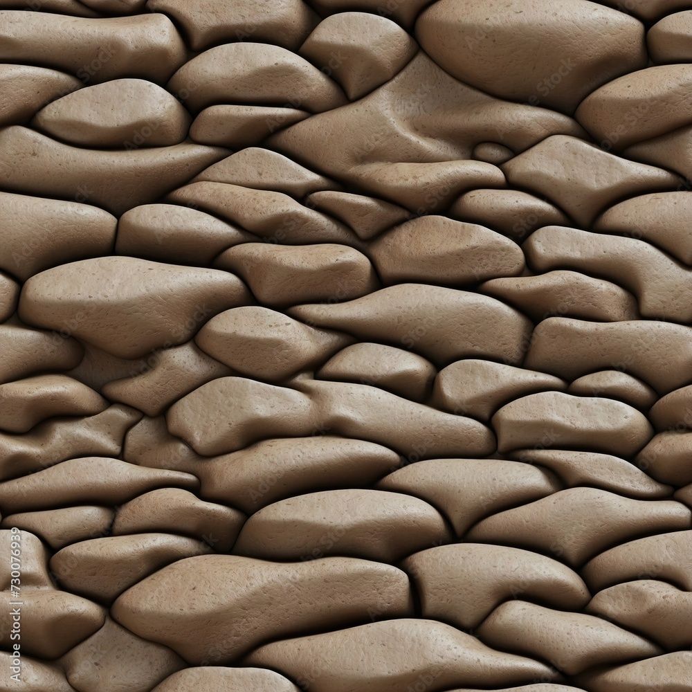 Seamless dirt texture presenting a smooth, undulating surface in ...