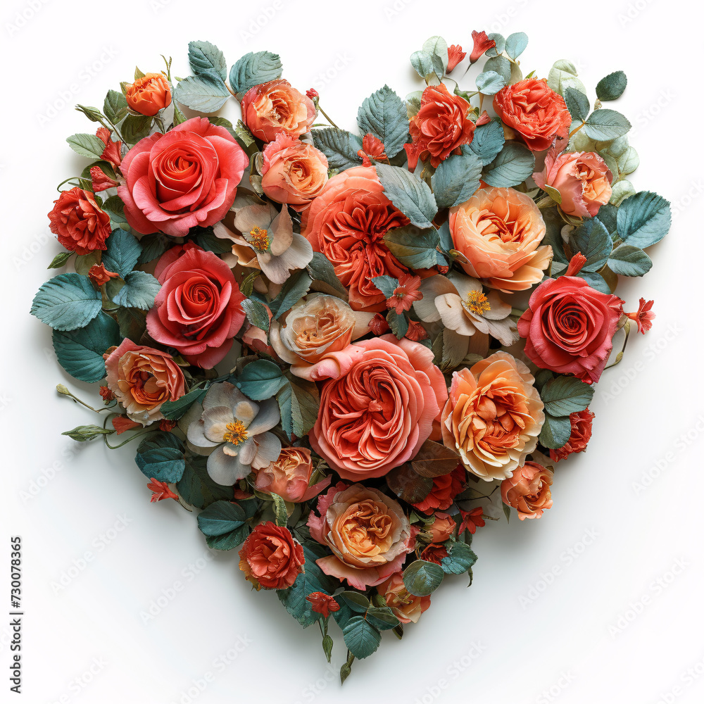 Flowers Heart Shape Celestial Love A Valentine's Constellation Flowers ...
