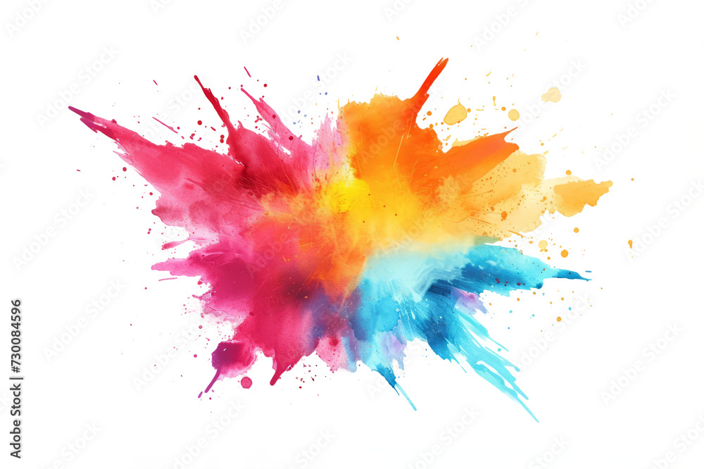 dynamic and bold watercolor brush strokes for the strike-through ...