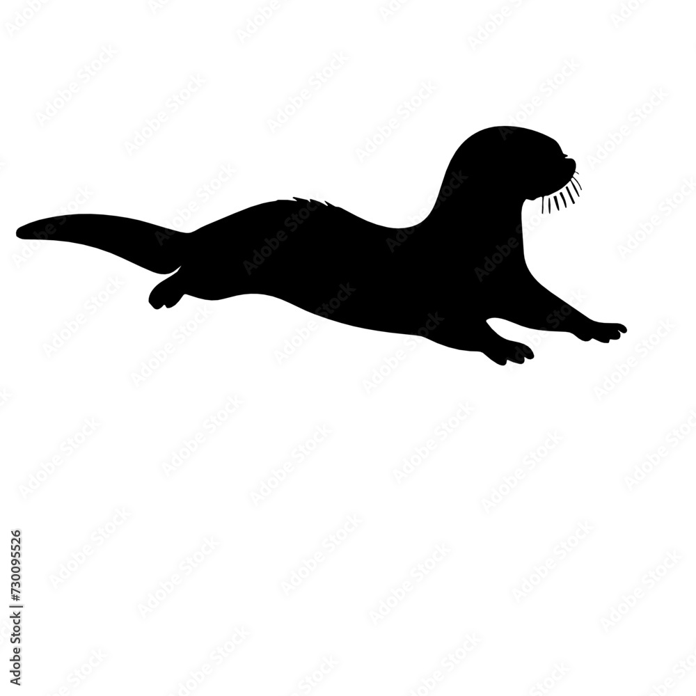 Grafika wektorowa Stock: Otter, Sea Otter, Otter Silhouette, Otter Cut ... Grafika wektorowa Stock: Otter, Sea Otter, Otter Silhouette, Otter Cut ...