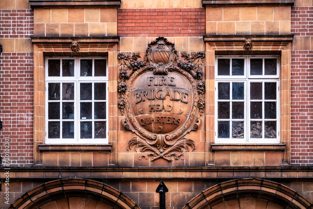 Historic London Road Fire Station, A Manchester Architectural Gem Stock ...