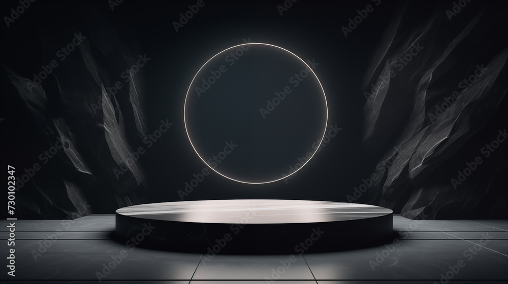 Stone Granite Marble Rock Platform Onyx Obsidian Black Dark Coal ...