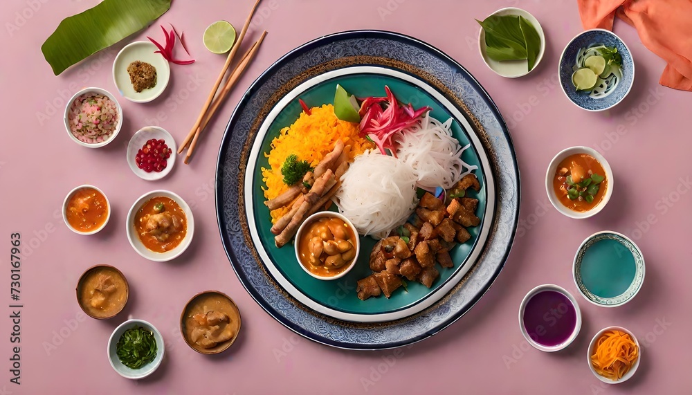 Khao Kluk Kapi Delight - Thai Shrimp Paste Fried Rice Sensation Stock ...