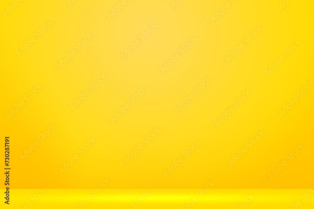 Solid Mustard Yellow Color Background. Empty Room Wall for Product ...