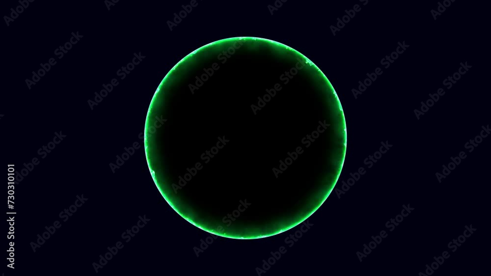 Lighting Intro Glowing circle motion graphic, Vortex Round Background ...