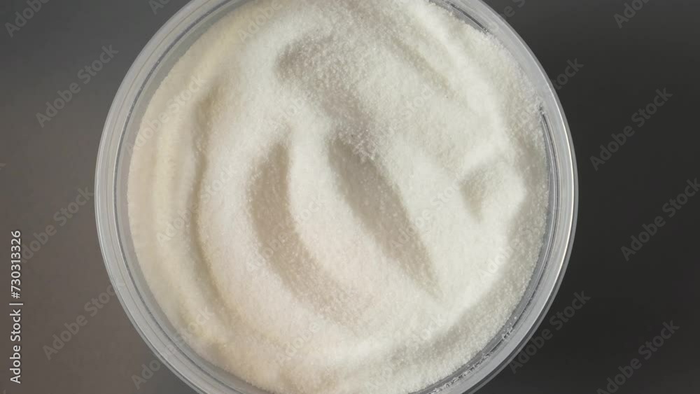 Glucono-delta-lactone, also known as gluconolactone. Pure GDL powder in ...