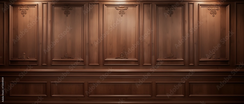Traditional, Classic or Colonial wood wall paneling background texture ...