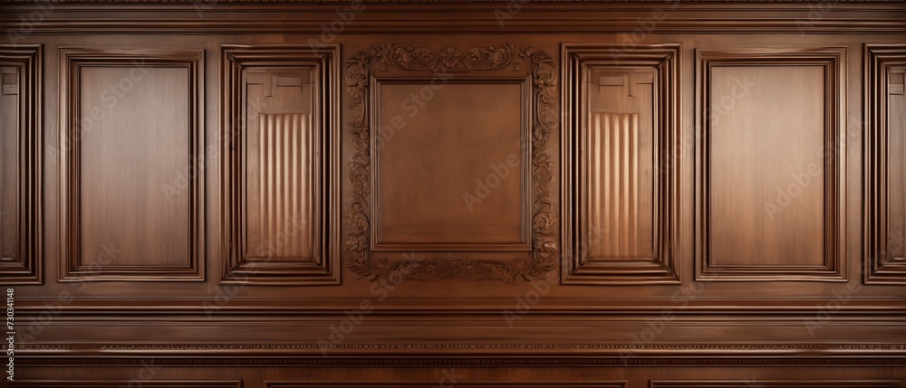 Traditional, Classic or Colonial wood wall paneling background texture ...