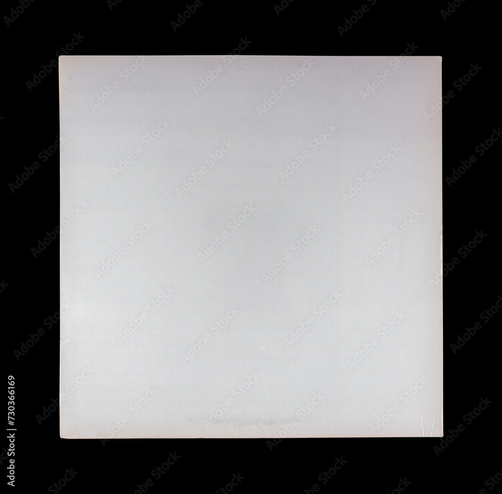 Vinyl Record Album EP Cover Texture Mockup. Realistic paper overlay ...