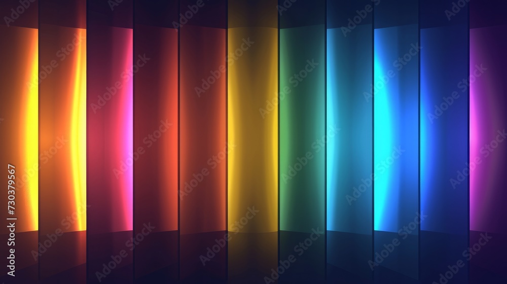 Illustration of a color temperature scale, depicting interior lights in ...