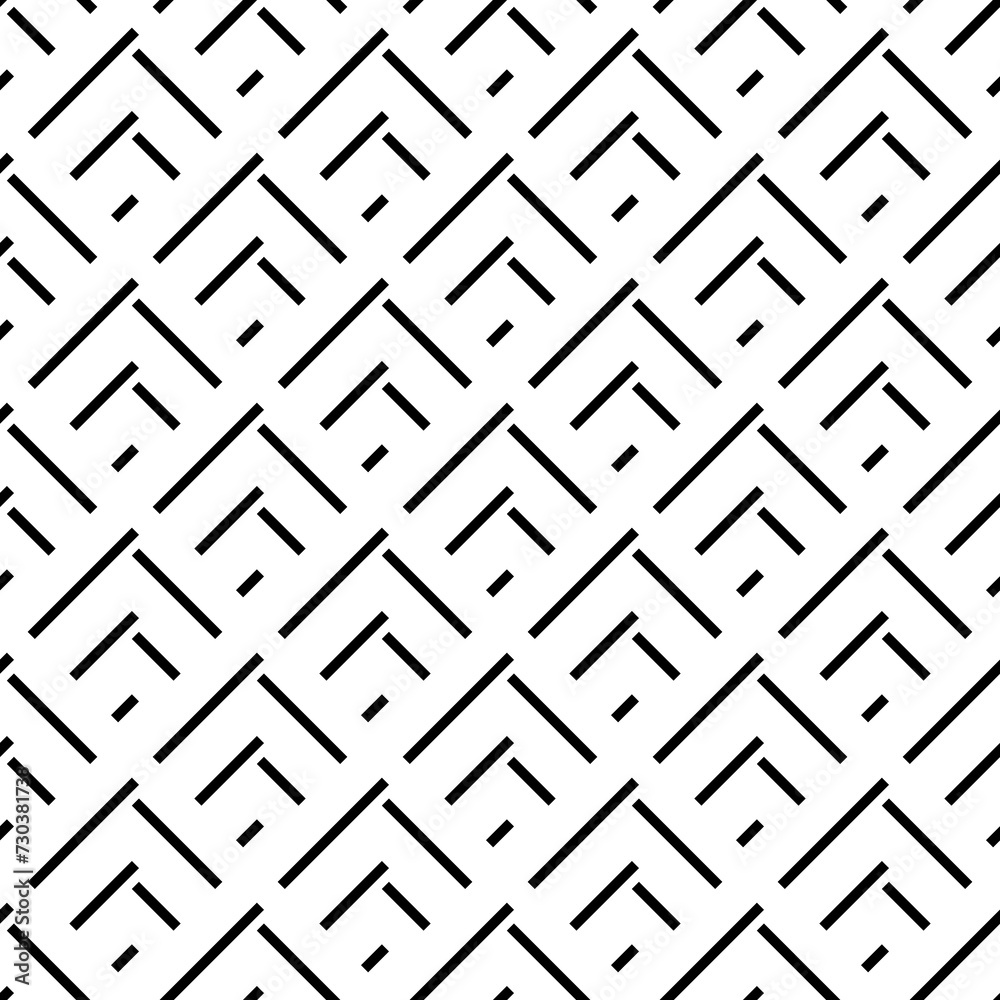 Seamless pattern. Tilt lines ornament. Slant strokes wallpaper. Ethnic ...