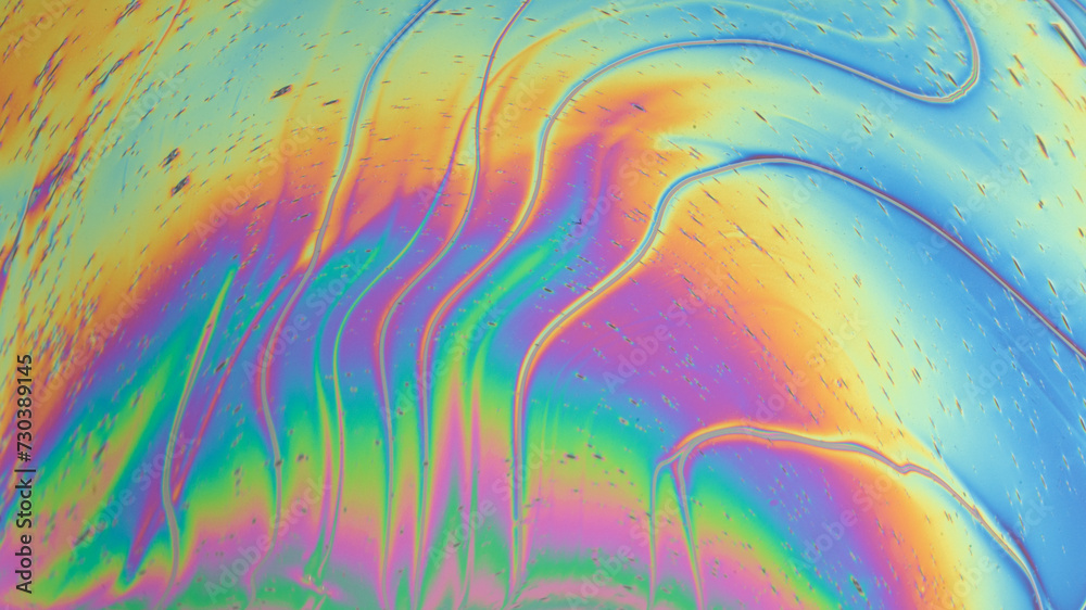 Thin-film Interference Iridescent Science Experiment Soap Colorful ...