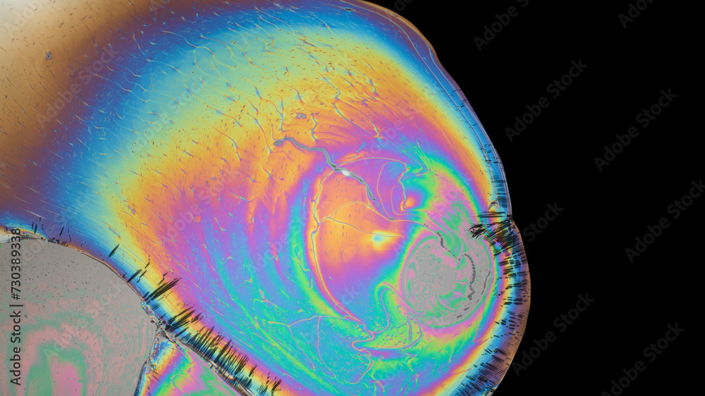 Thin-film Interference Iridescent Science Experiment Soap Colorful ...