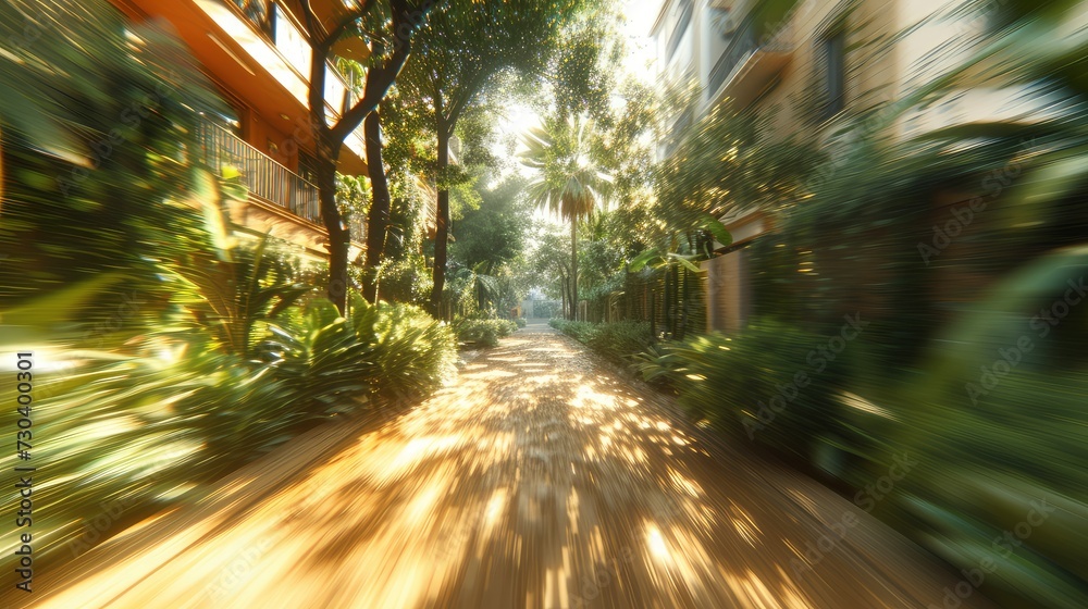 Rhythm Building Structures Motion Blur, Background HD, Illustrations ...