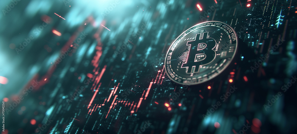 Bitcoin's ascent is vividly illustrated by the upward trajectory of ...