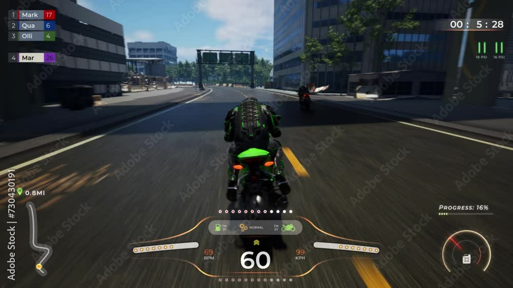 Failing the digital computer game mission. Player fails to overtake ...