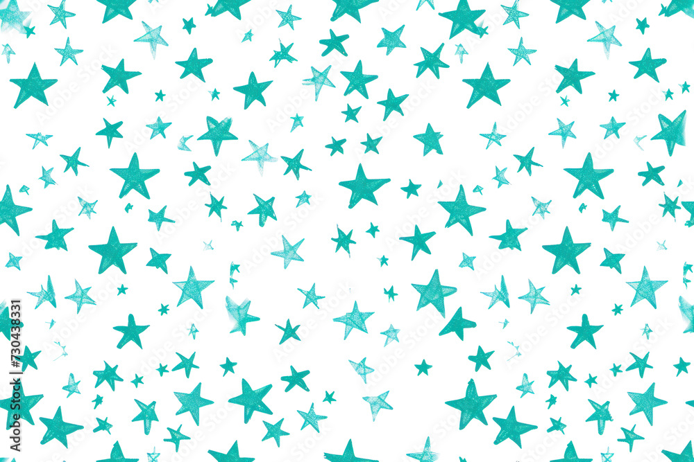 Pastel Star Pattern on Transparent Background Stock Illustration ...