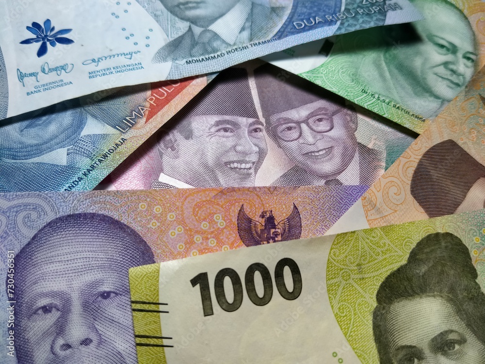 Indonesia money, new series rupiah of banknote. Rupiah money for buying ...