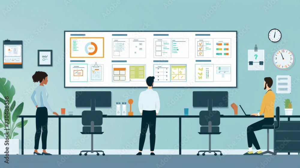 An organized shift schedule board displaying fair and reasonable work ...