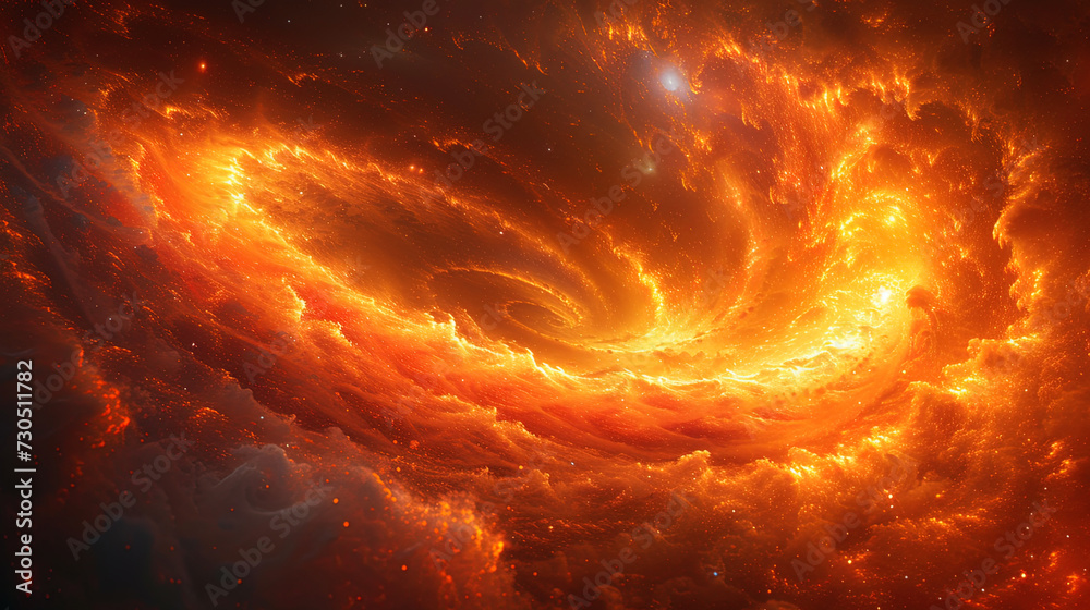 Spiritual ideas come across a whirlwind of light and the color of the ...