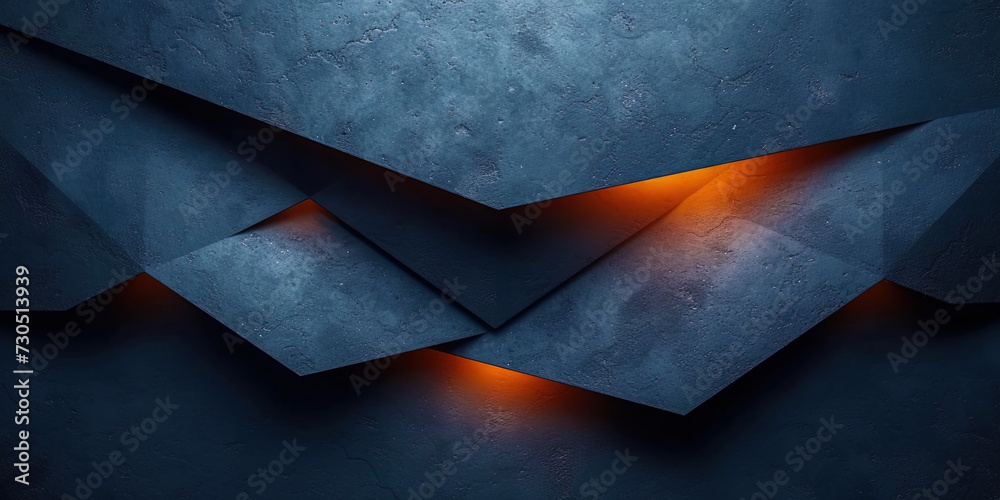 Geometric background with sharp angles and perspective, adding ...