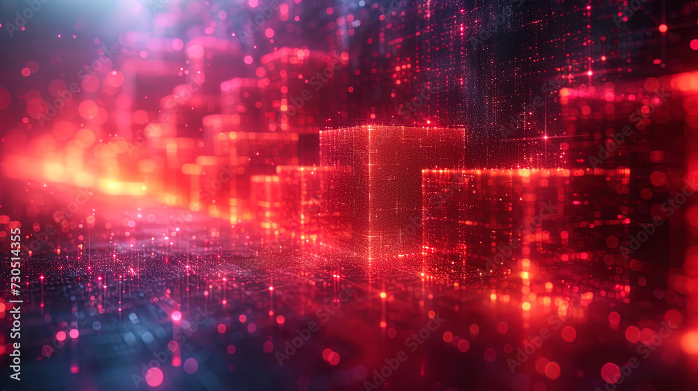 The background, including complex geometric shapes and promising lines ...