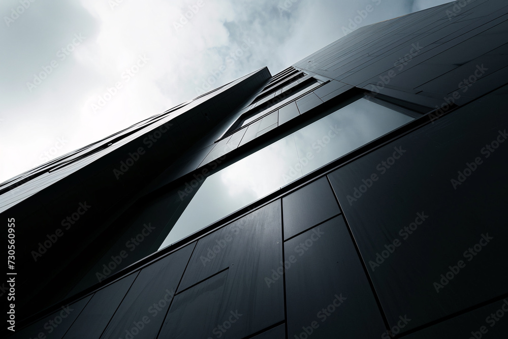 Commercial Building Fascia Logo And Signage Mockup The Exterior Wall Of ...